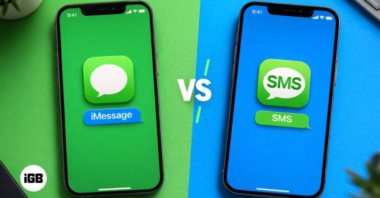 iMessage vs SMS: Key Differences You Need to Know – iGeeksBlog
