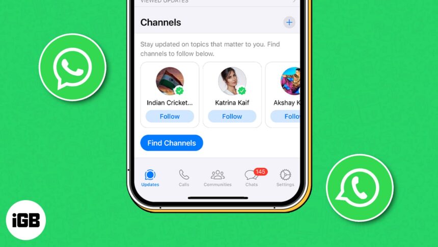 How to use WhatsApp channels on iPhone: Beginner's Guide - iGeeksBlog