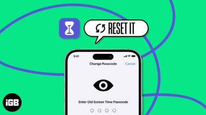 How to reset Screen Time passcode on iPhone, iPad, and Mac - iGeeksBlog
