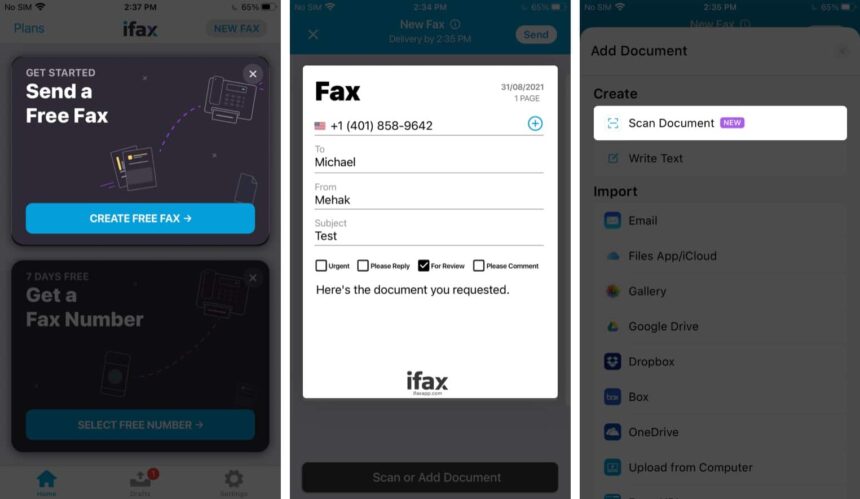 How to fax from your iPhone quickly