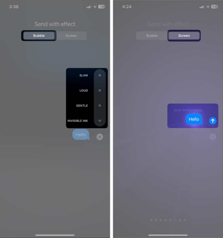 How to use and send iMessage with effects on iPhone