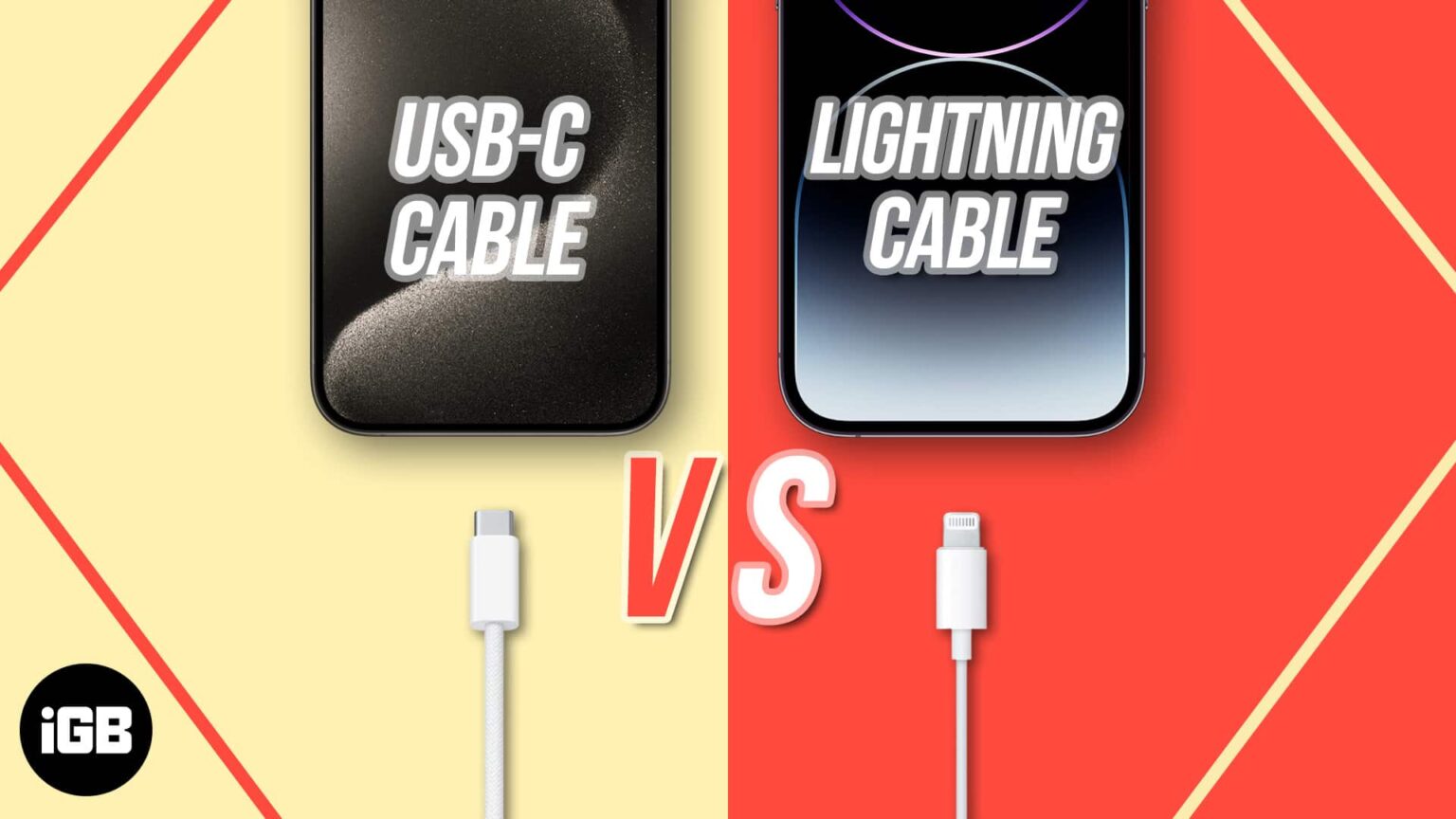 Difference between USB-C vs. Lightning port on iPhone
