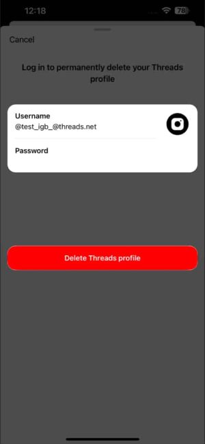 How to deactivate or delete Threads account on iPhone - iGeeksBlog