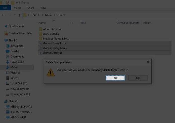 How to reset iTunes Library on Mac and Windows PC - iGeeksBlog