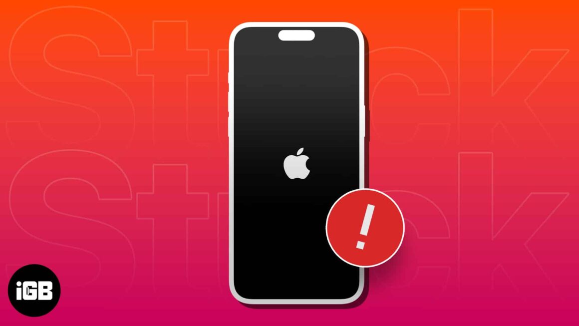 How to fix iPhone stuck on Apple logo issue - iGeeksBlog