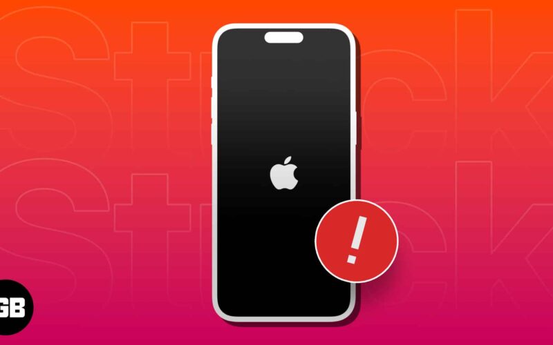 How to fix iPhone stuck on Apple logo issue - iGeeksBlog