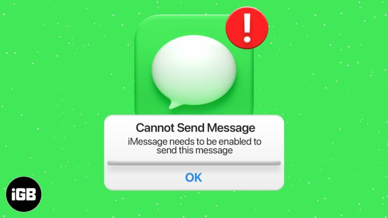 iMessage needs to be enabled to send this message? 10 Real fixes that ...
