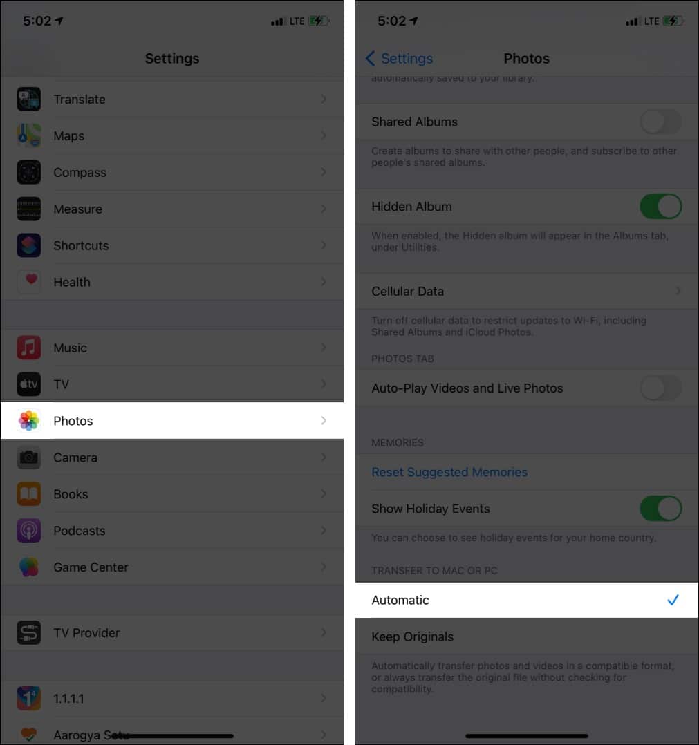 How to convert HEIC photos to JPG on iPhone and iPad: 3 Ways - iGeeksBlog