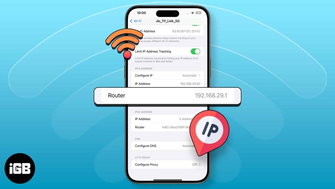How to find your router’s IP address on iPhone or iPad - iGeeksBlog