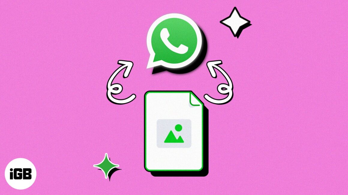 How to send photos as documents in WhatsApp on iPhone