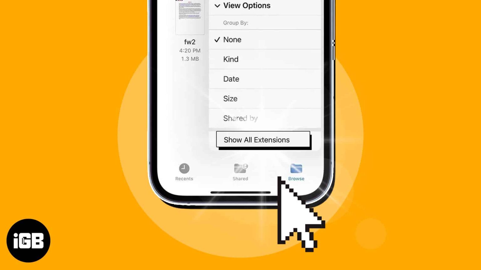 How to view and change file extensions on iPhone and iPad easily