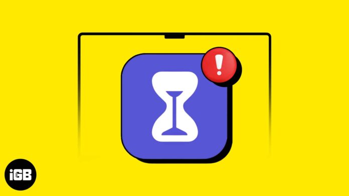 How to fix Screen Time not working on Mac