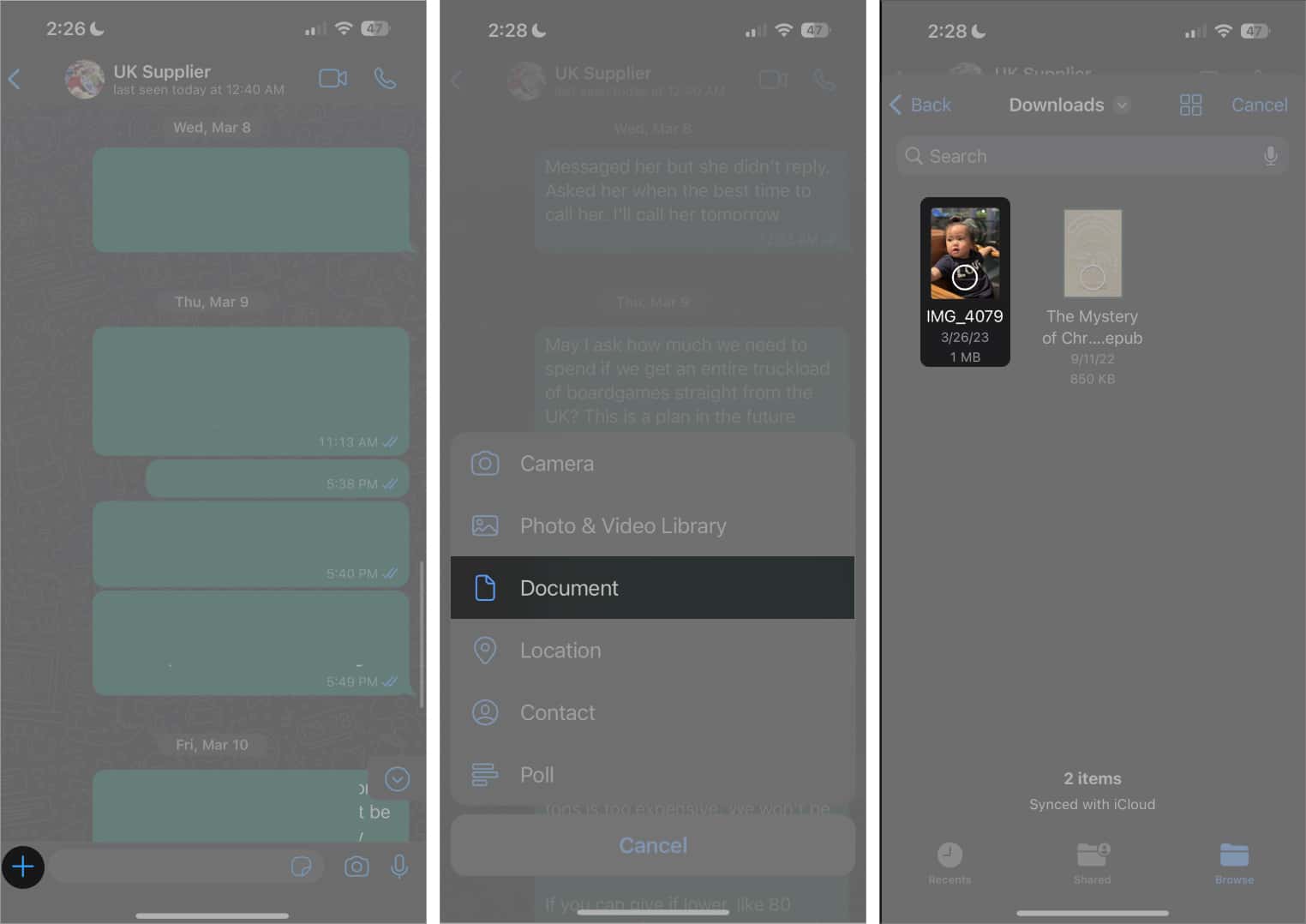 How to send photos as documents in WhatsApp on iPhone - iGeeksBlog