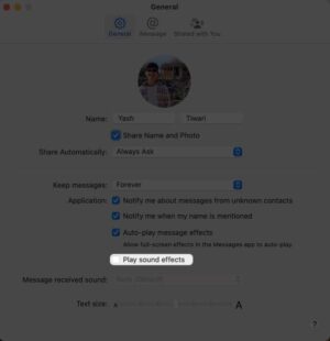 How to turn off messages sound effects on Mac – iGeeksBlog