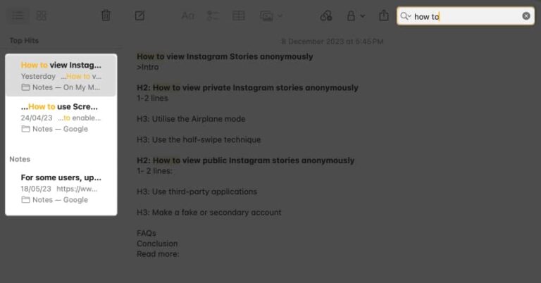 20+ Tips to use Apple Notes app on Mac - iGeeksBlog