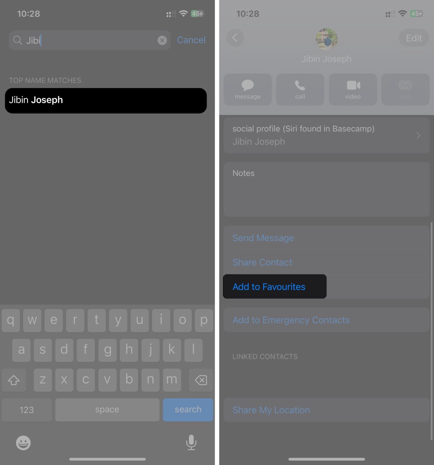 How to add and manage Favorite contacts on iPhone - iGeeksBlog
