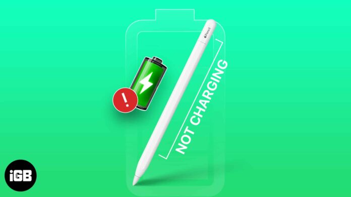How to fix Apple Pencil not charging on iPad - iGeeksBlog