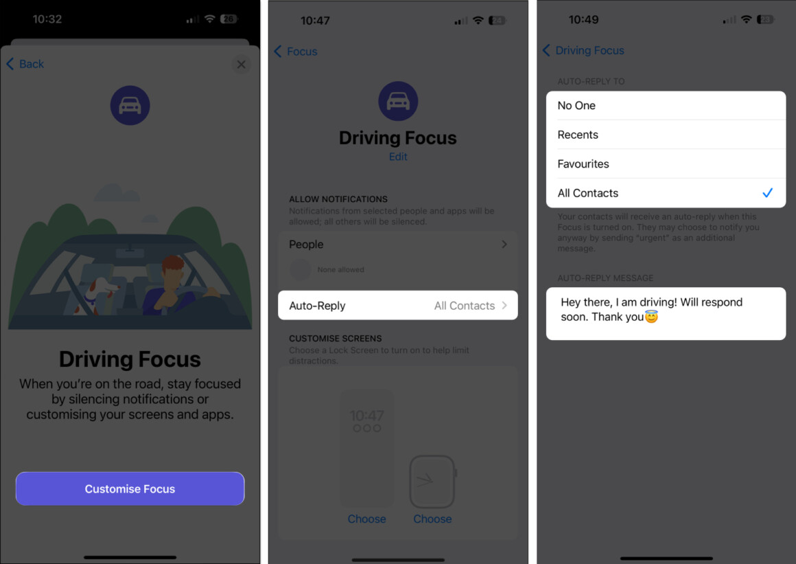 How to auto-reply to text messages on iPhone - iGeeksBlog