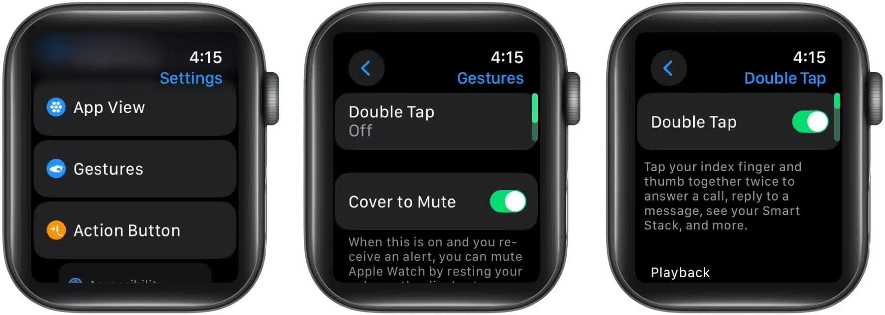 How to use double tap gesture on Apple Watch - iGeeksBlog