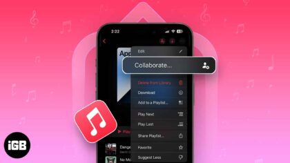 How to create collaborative playlists in Apple Music on iPhone - iGeeksBlog