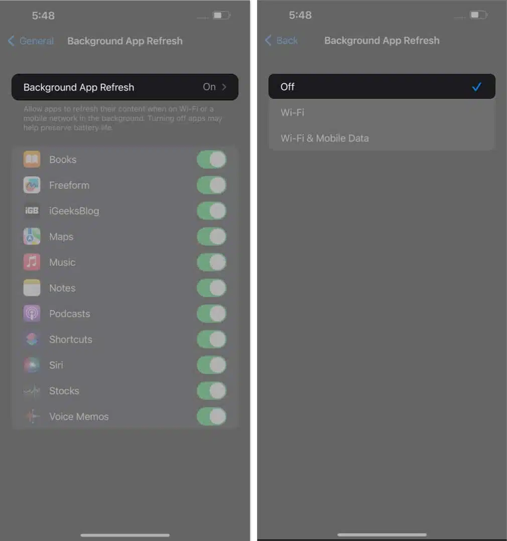 iPhone battery drain overnight? 16 Ways to fix it! - iGeeksBlog