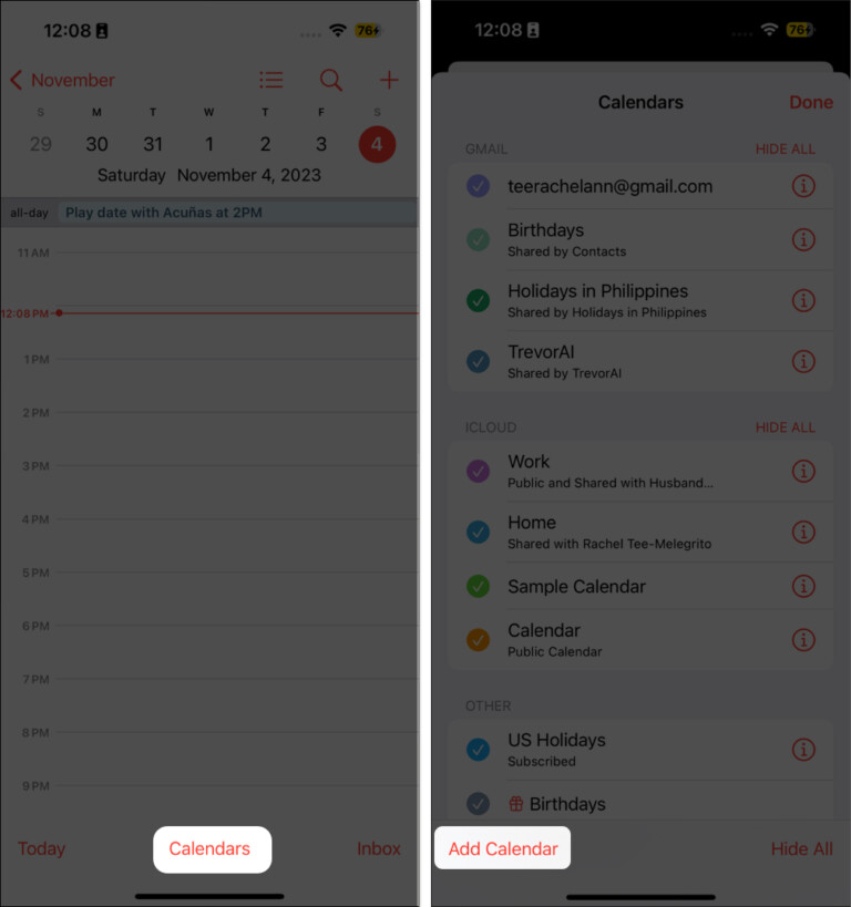 How to share and export Calendar from iPhone or iPad - iGeeksBlog