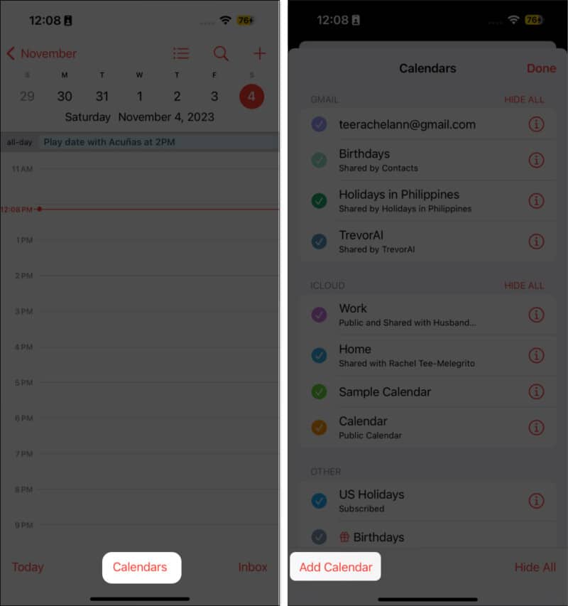 How to share and export Calendar from iPhone or iPad - iGeeksBlog