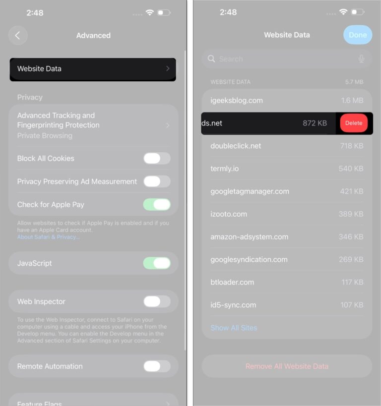 How to Clear Safari Data on iPhone or iPad – iGeeksBlog