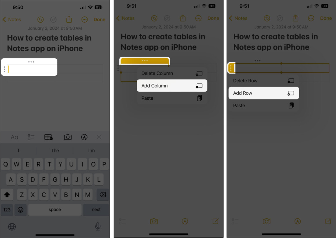 How to use tables in Notes app on iPhone, iPad, and Mac - iGeeksBlog