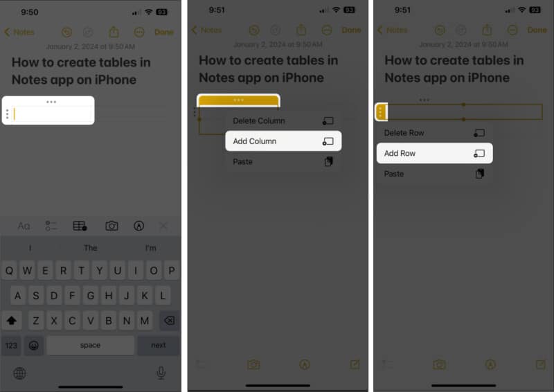How to use tables in Notes app on iPhone, iPad, and Mac - iGeeksBlog