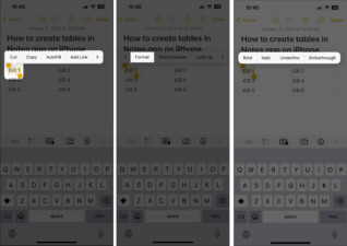 How to use tables in Notes app on iPhone, iPad, and Mac - iGeeksBlog