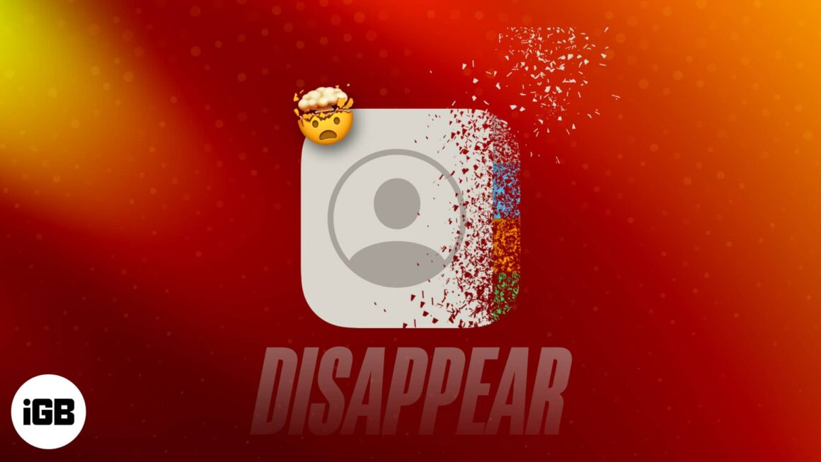 iPhone contacts disappeared? How to get them back - iGeeksBlog