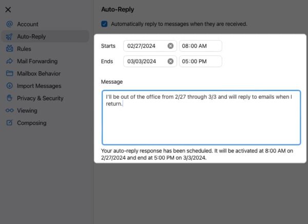 How to set up auto-reply in Apple Mail on iPhone, iPad, and Mac