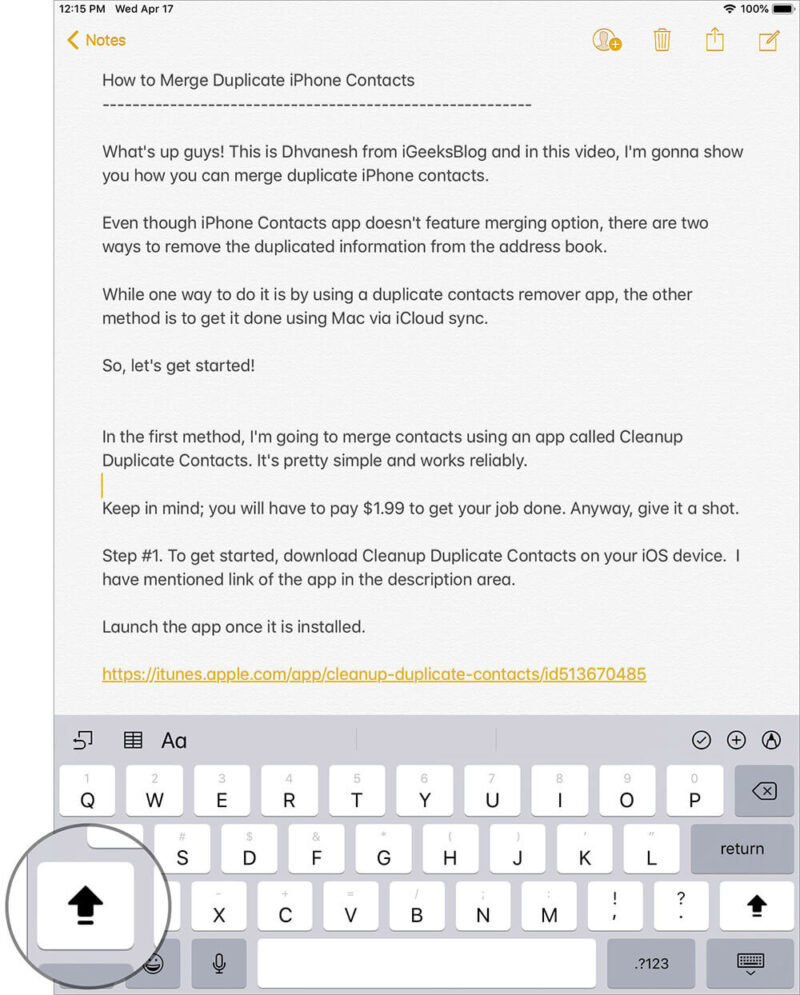 iPad Typing Tips and Tricks for Faster Typing on Your Tablet – iGeeksBlog