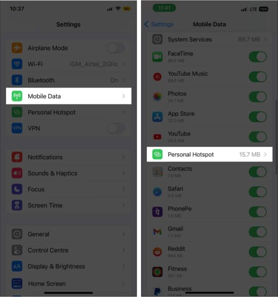 How to check data usage on iPhone - iGeeksBlog
