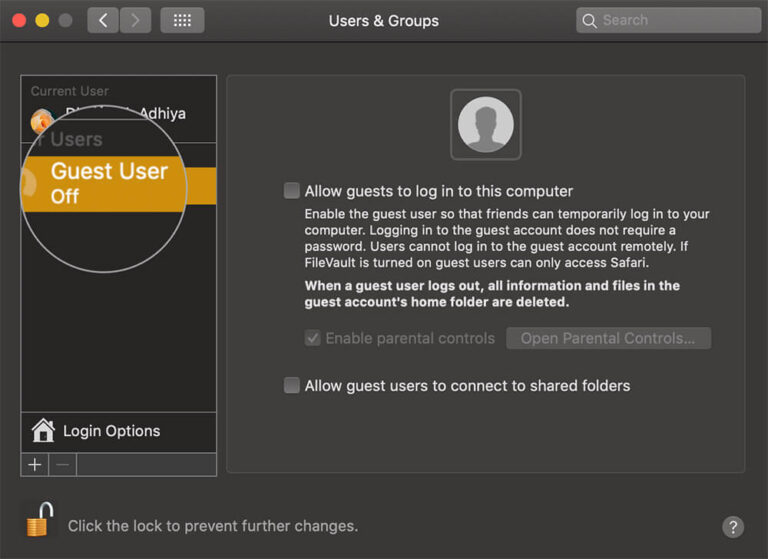 How to Enable Guest User Account on Mac - iGeeksBlog