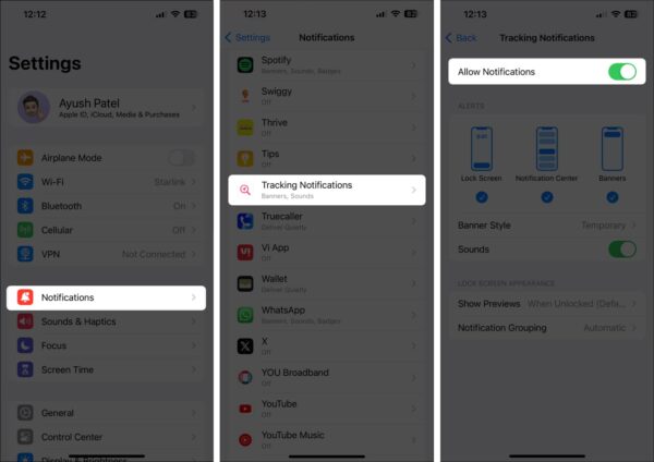 What is “Tracking Notifications” on iPhone and iPad? - iGeeksBlog