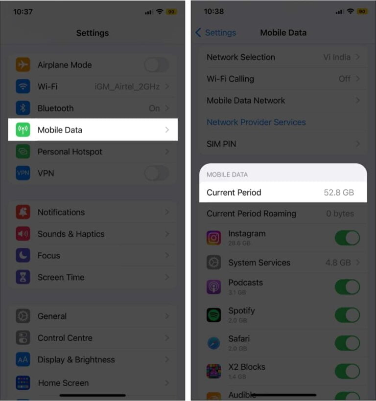 How to check data usage on iPhone – iGeeksBlog