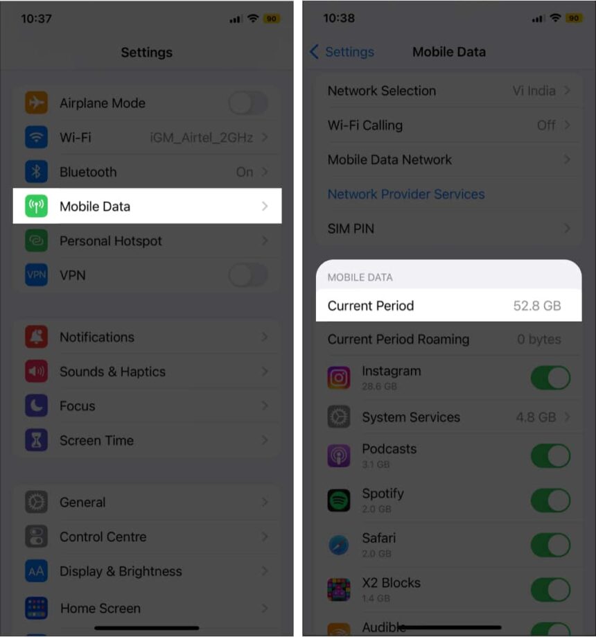 How to check data usage on iPhone – iGeeksBlog
