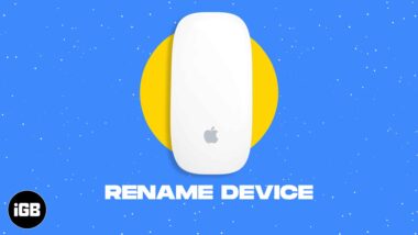 How to rename Apple Magic Mouse on Mac in just 5 steps - iGeeksBlog