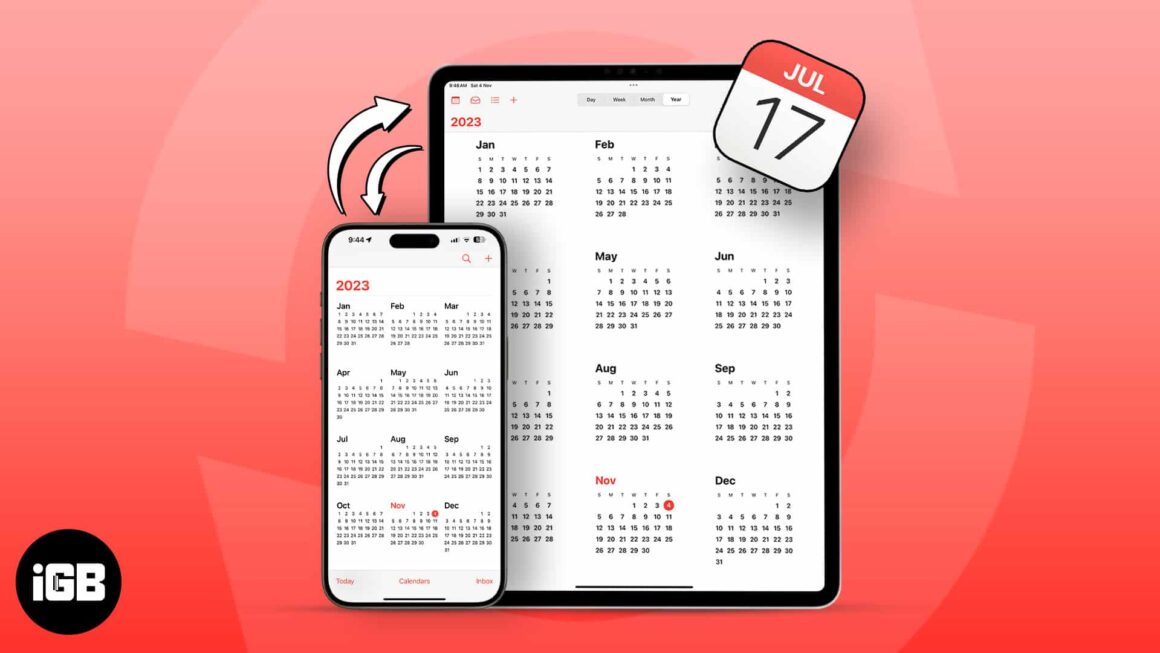 How to share and export Calendar from iPhone or iPad - iGeeksBlog