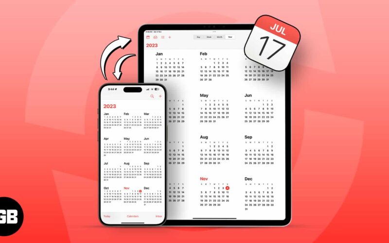How to share and export Calendar from iPhone or iPad - iGeeksBlog