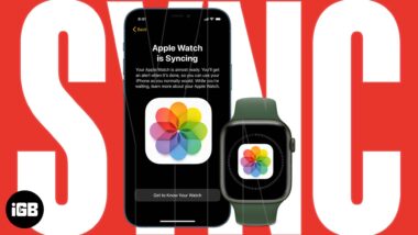 How to sync photos to Apple Watch from your iPhone - iGeeksBlog