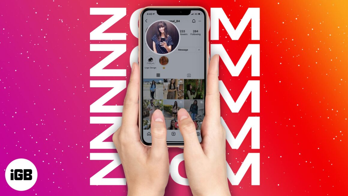 How to zoom in Instagram profile picture on iPhone (2 Tricks) - iGeeksBlog