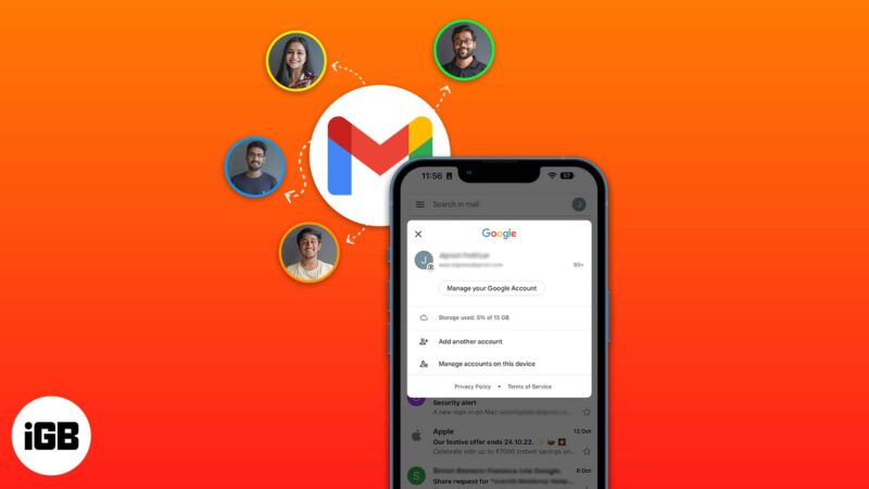 How to add multiple Gmail accounts on iPhone and iPad - iGeeksBlog