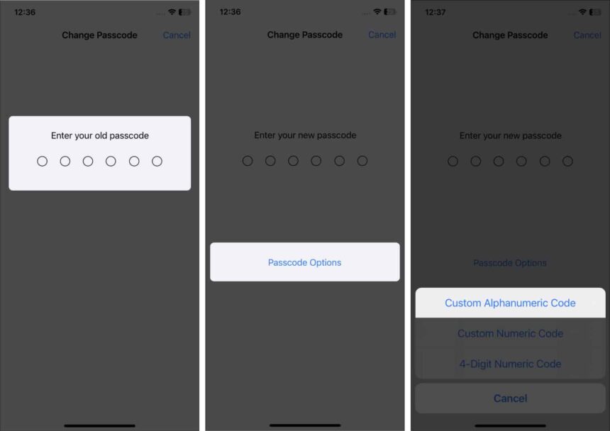 How to set alphanumeric passcode on iPhone or iPad – iGeeksBlog