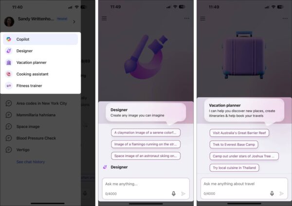 How to use Microsoft Copilot on iPhone and iPad - iGeeksBlog