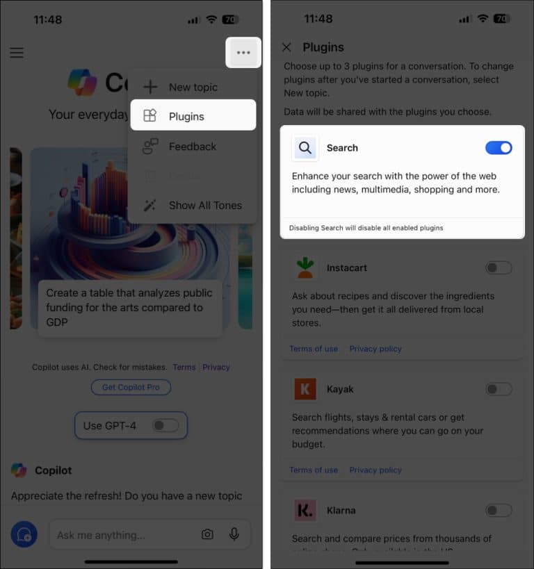 How to use Microsoft Copilot on iPhone and iPad - iGeeksBlog