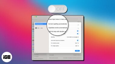 How to turn off autocorrect on Mac (In 3 quick steps) - iGeeksBlog