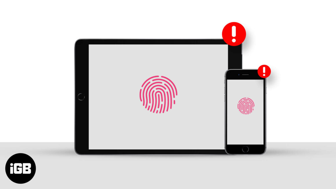 Touch ID not working on iPhone or iPad? Try these 9 fixes! - iGeeksBlog